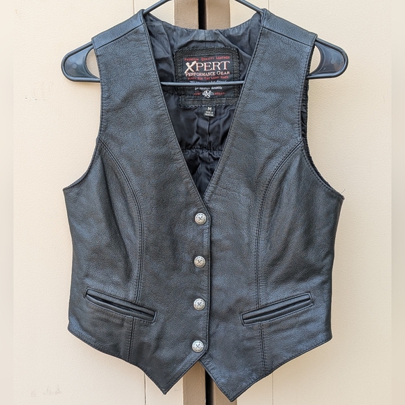 Jackets & Coats | Xpert Performance Gear Womens Leather Motorcycle Vest ...